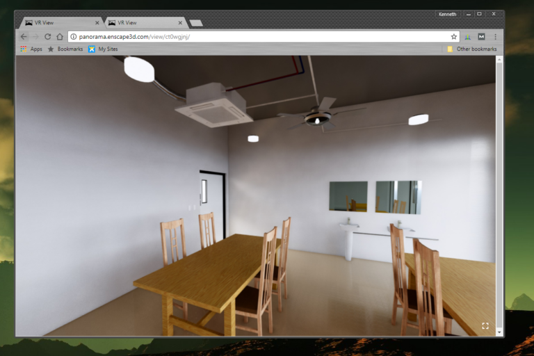 Panorama Cafe | 3D Interactive Walkthrough Service Portfolio