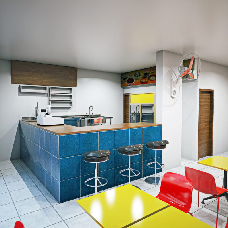Shop Layout | 3D Rendering Service Portfolio