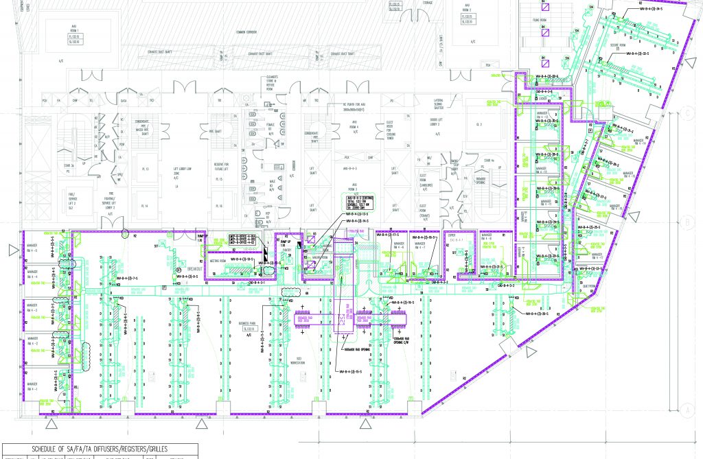 MEP Drawing - HVAC - CAD Drafting Singapore