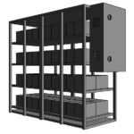 Battery Rack Family | BIM Family Creation Service Portfolio