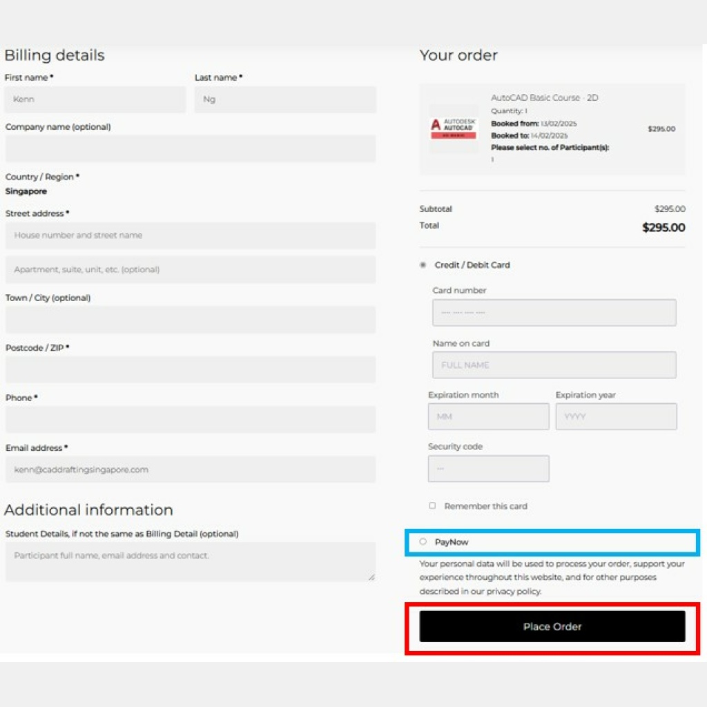 Basic AutoCAD 2D Course in Singapore | Approved & Endorsed